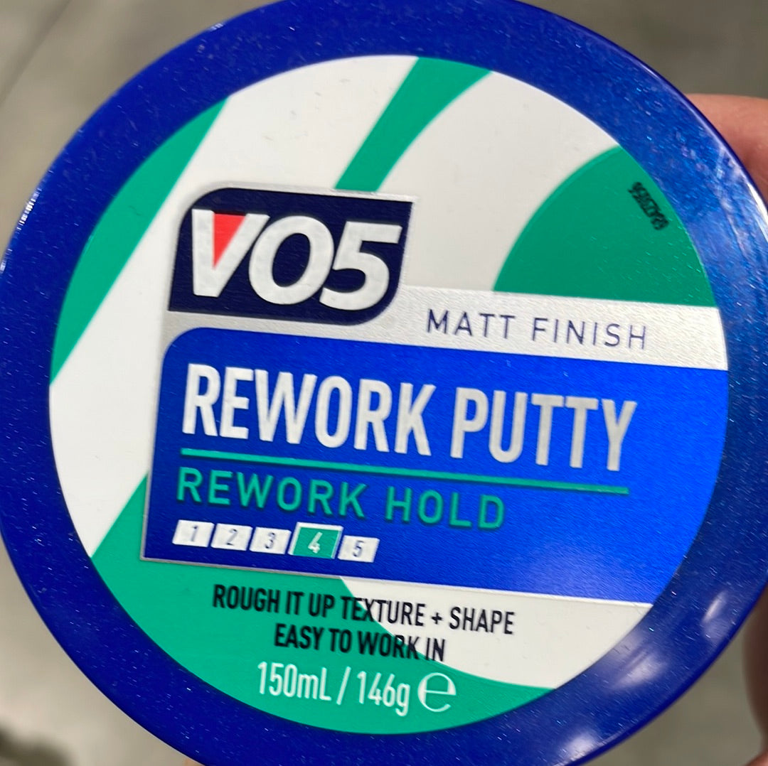 vo5 rework hair putty 150ml – HORO.co.nz