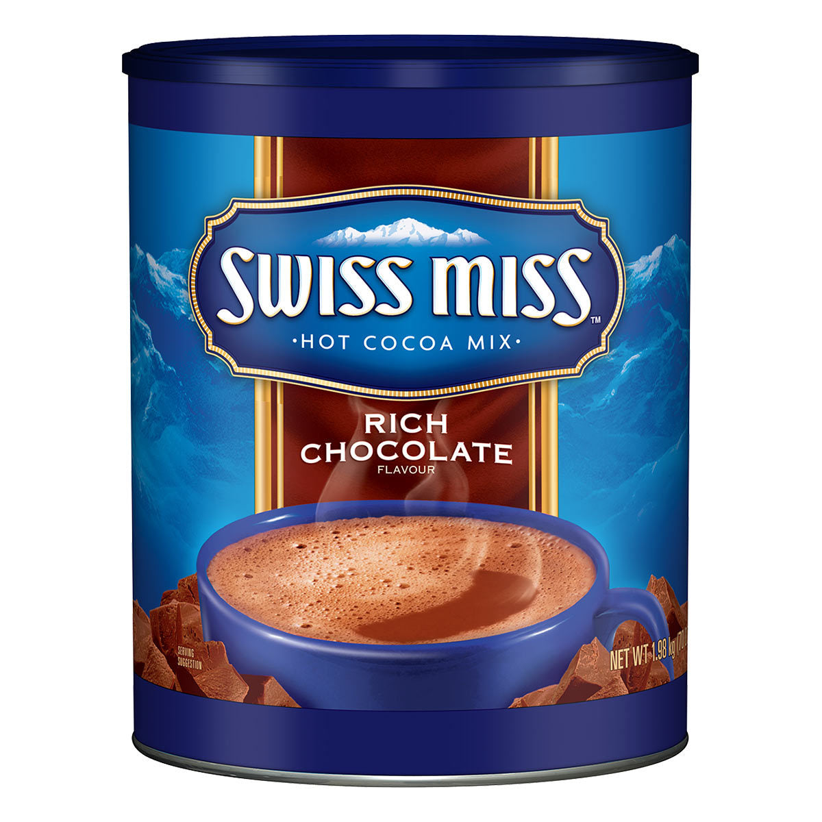 SWISS MISS RICH CHOCOLATE CANISTER 1.98KG – HORO.co.nz