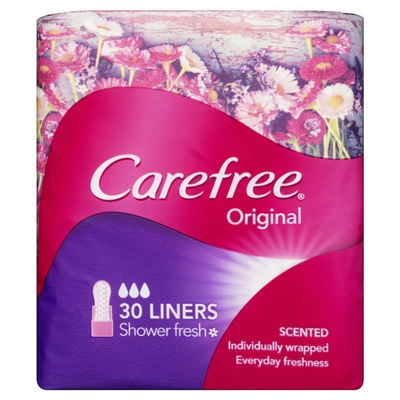carefree original liners shower fresh scent 30 pack – HORO.co.nz