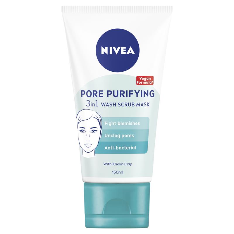 nivea pore purifying 3 in 1 wash 150ml – HORO.co.nz