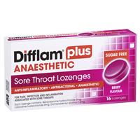 difflam plus sugar free wild berry 16 lozenges – HORO.co.nz