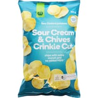 countdown potato chips sour cream chives crinkle cut 150g – HORO.co.nz
