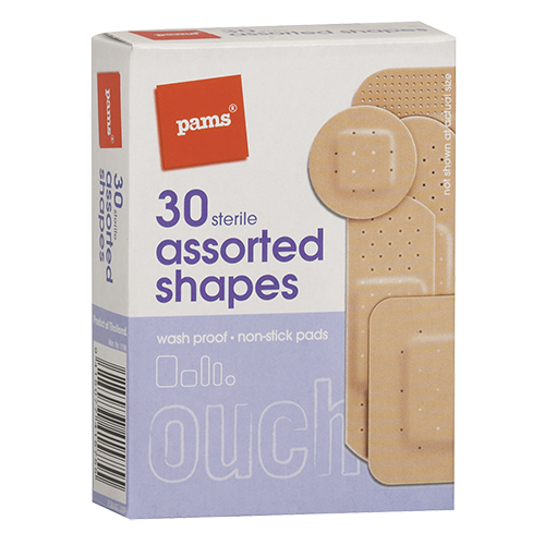 Pams Assorted Shapes Plaster Strips 30pk – HORO.co.nz
