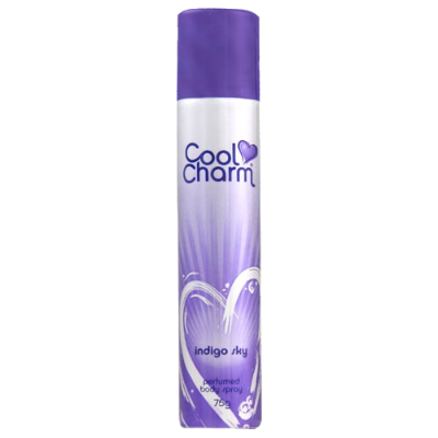 Cool Charm Indigo Sky Perfumed Body Spray 75g – HORO.co.nz