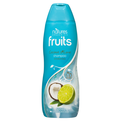 Natures Organics Fruits Coconut & Lime Shampoo 500ml – HORO.co.nz