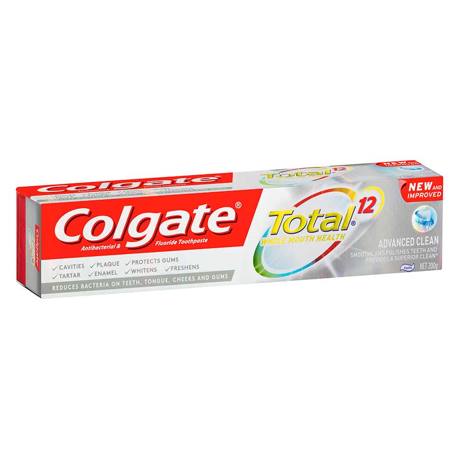Colgate Total Toothpaste Advanced Clean 200g – HORO.co.nz