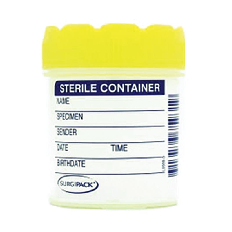 surgipack sterile specimen container - 1 container – HORO.co.nz