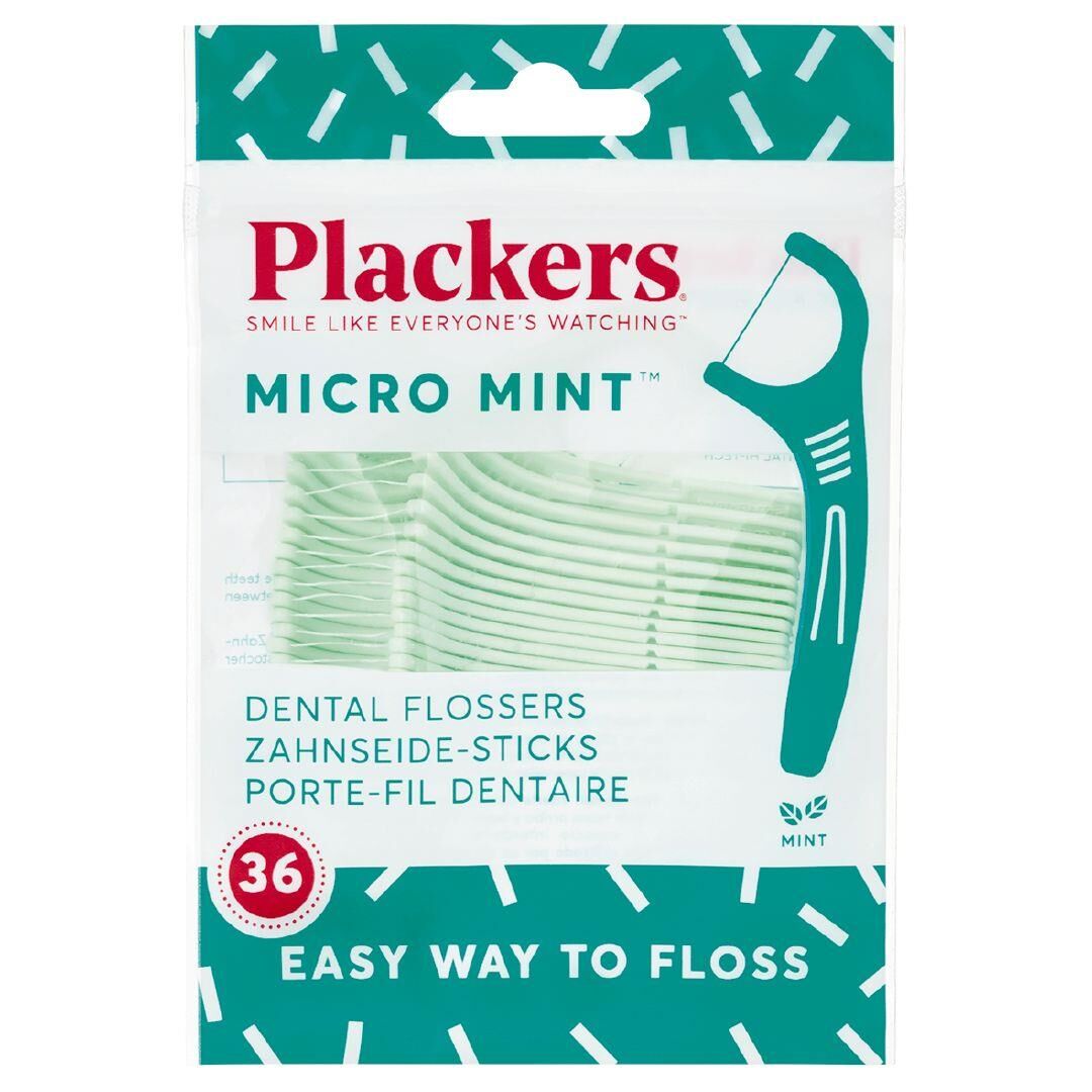 Plackers Flossers Micro Mint 36 Pack – HORO.co.nz