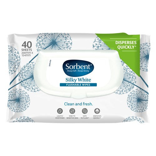Sorbent Clean & Fresh Flushable Toilet Wipes 40pk – HORO.co.nz