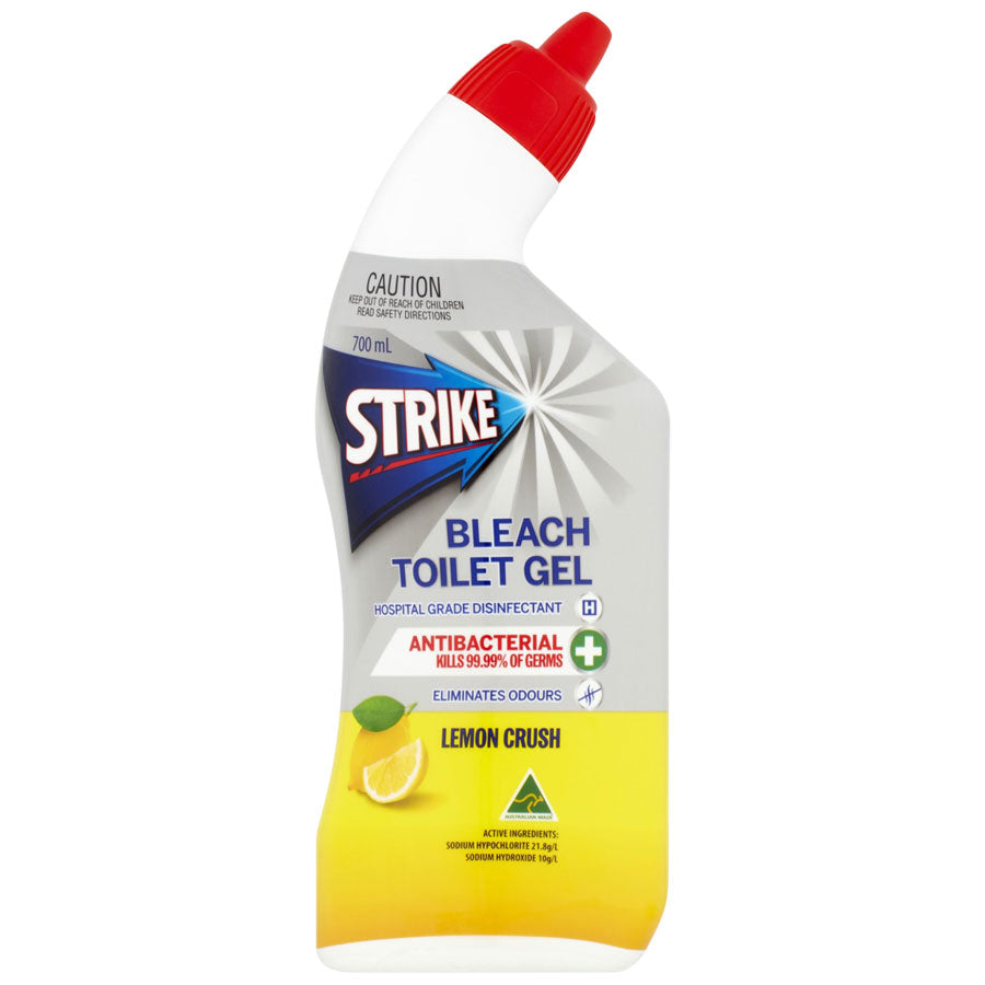 Strike Toilet Cleaner Bleach Gel 700ml – HORO.co.nz