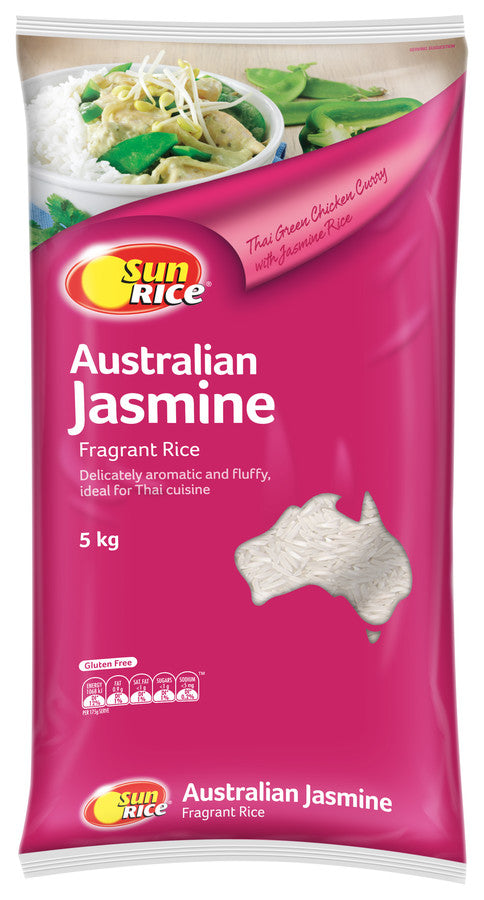 Sun Rice Jasmine Rice bag 5kg – HORO.co.nz