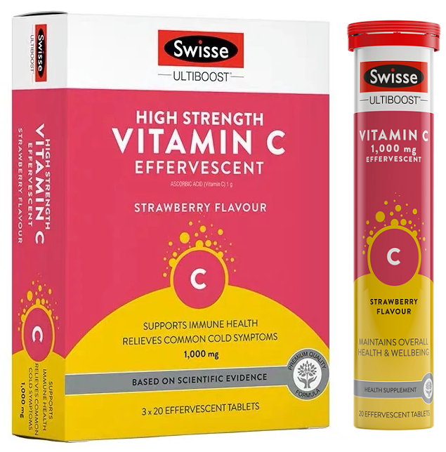 Swisse Vitamin C Effervescent 1000mg 60s – HORO.co.nz