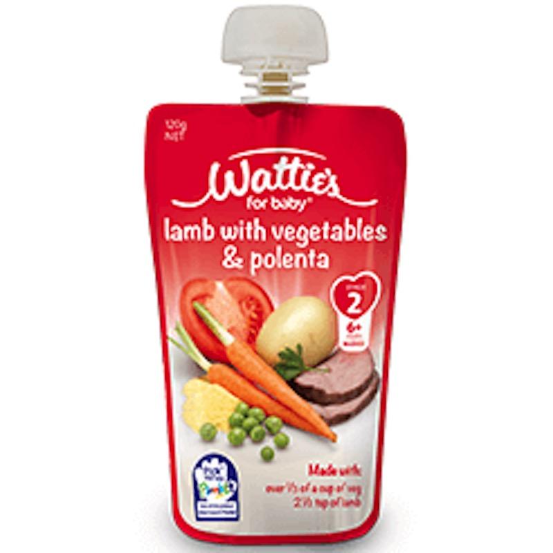 Wattie's Stage 2 Baby Food Lamb with Vegetables & Polenta 120g – HORO.co.nz