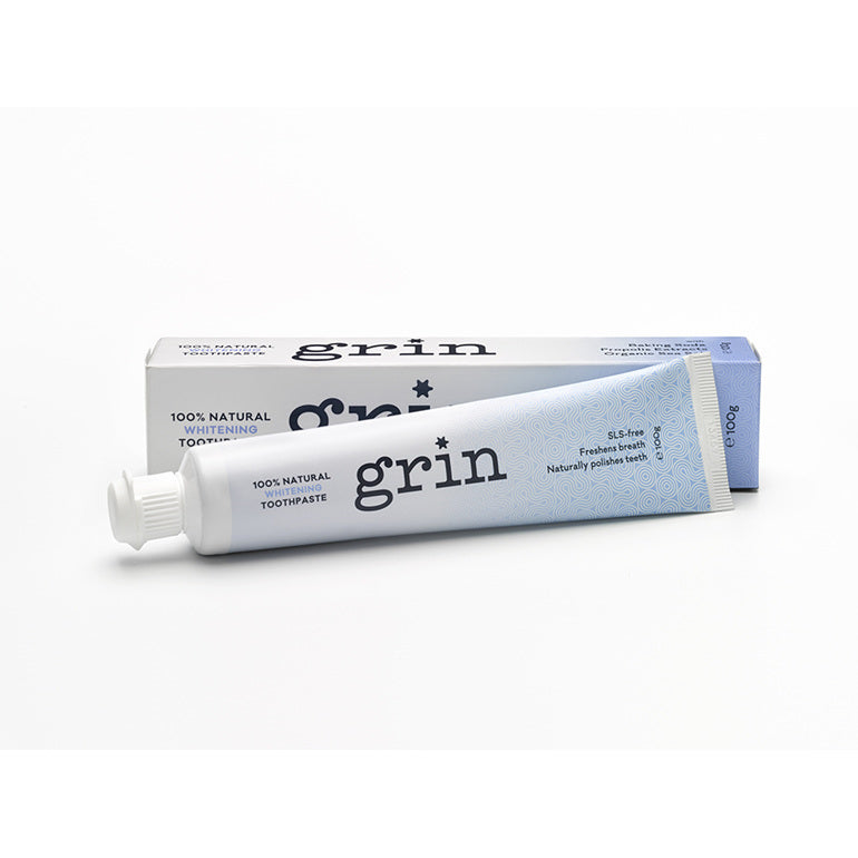 Grin 100% Natural Whitening Toothpaste 100g – HORO.co.nz