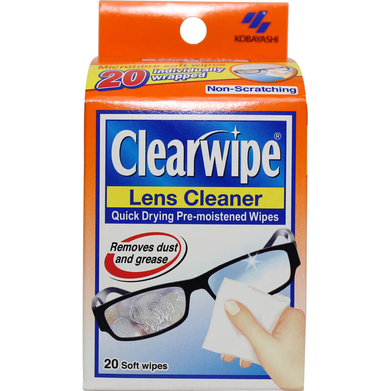 Clearwipe Lens Cleaner Soft Wipes 20s – HORO.co.nz