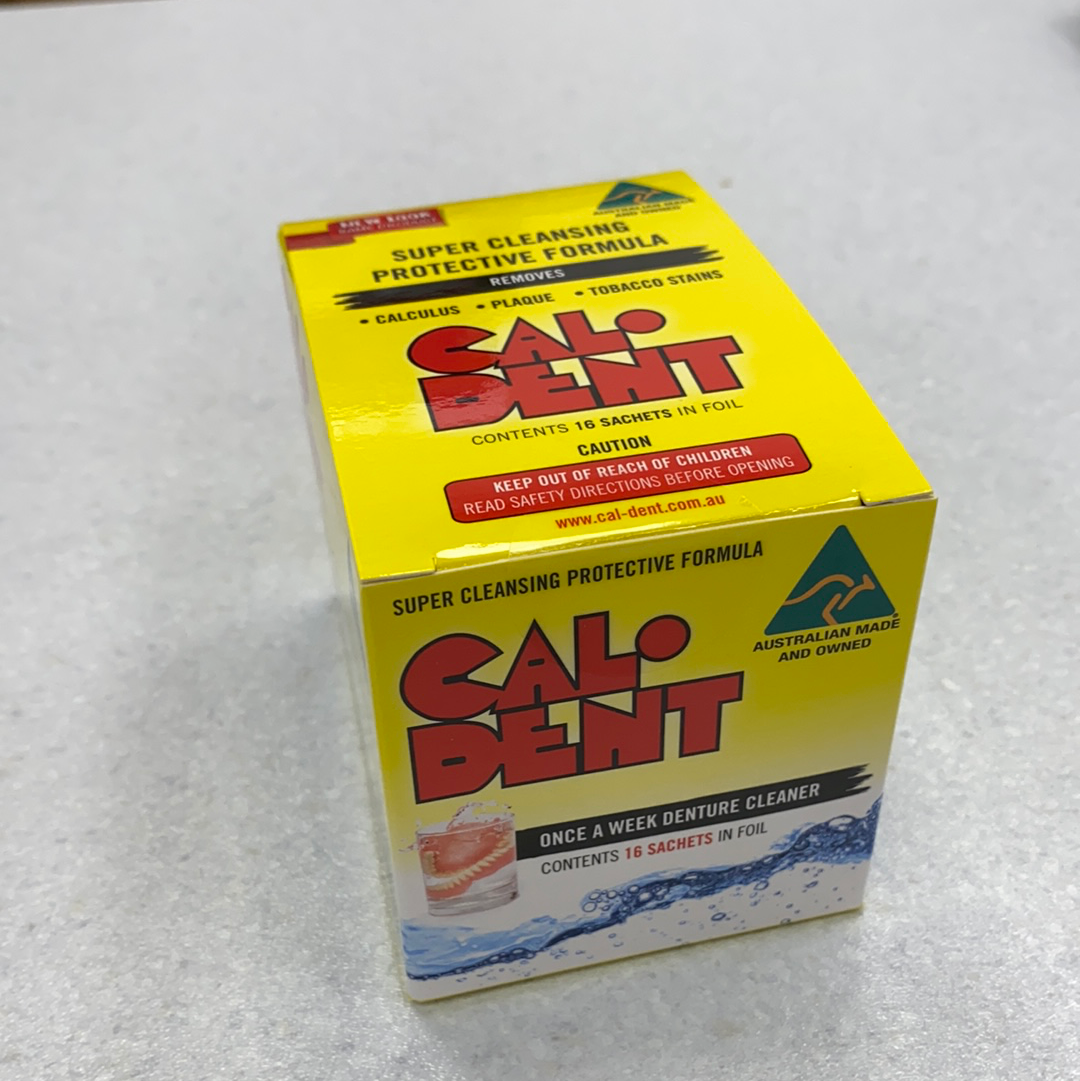 Cal-Dent Denture Cleaner 16 Sachets – HORO.co.nz