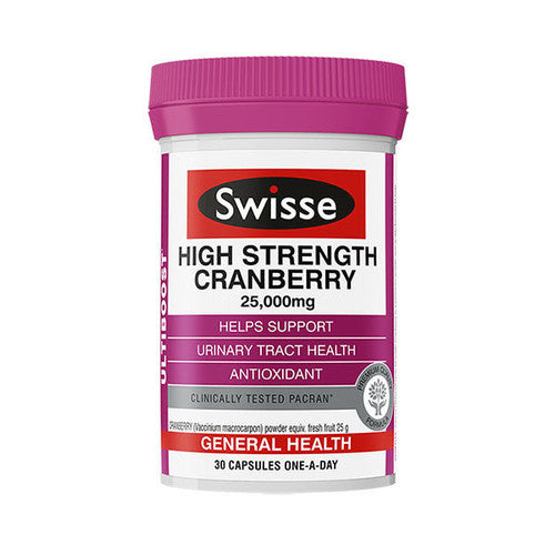 Swisse High Strength Cranberry 25000mg 30s – HORO.co.nz